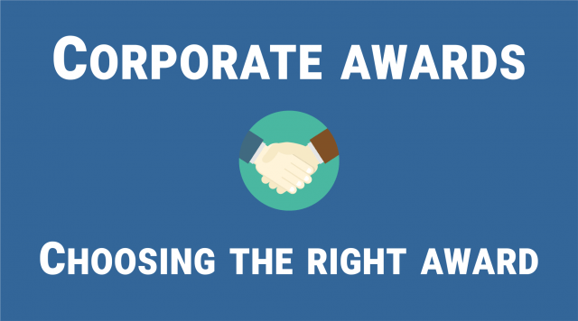 Corporate awards – choosing the right award - Martin Awards