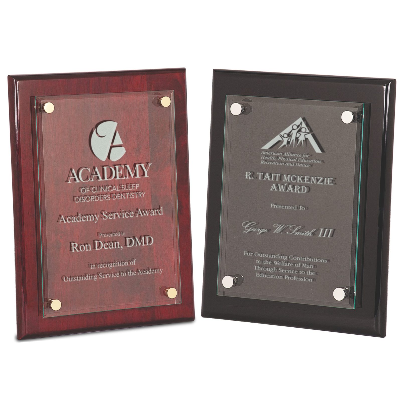Floating Glass Plaque Award - Martin Awards