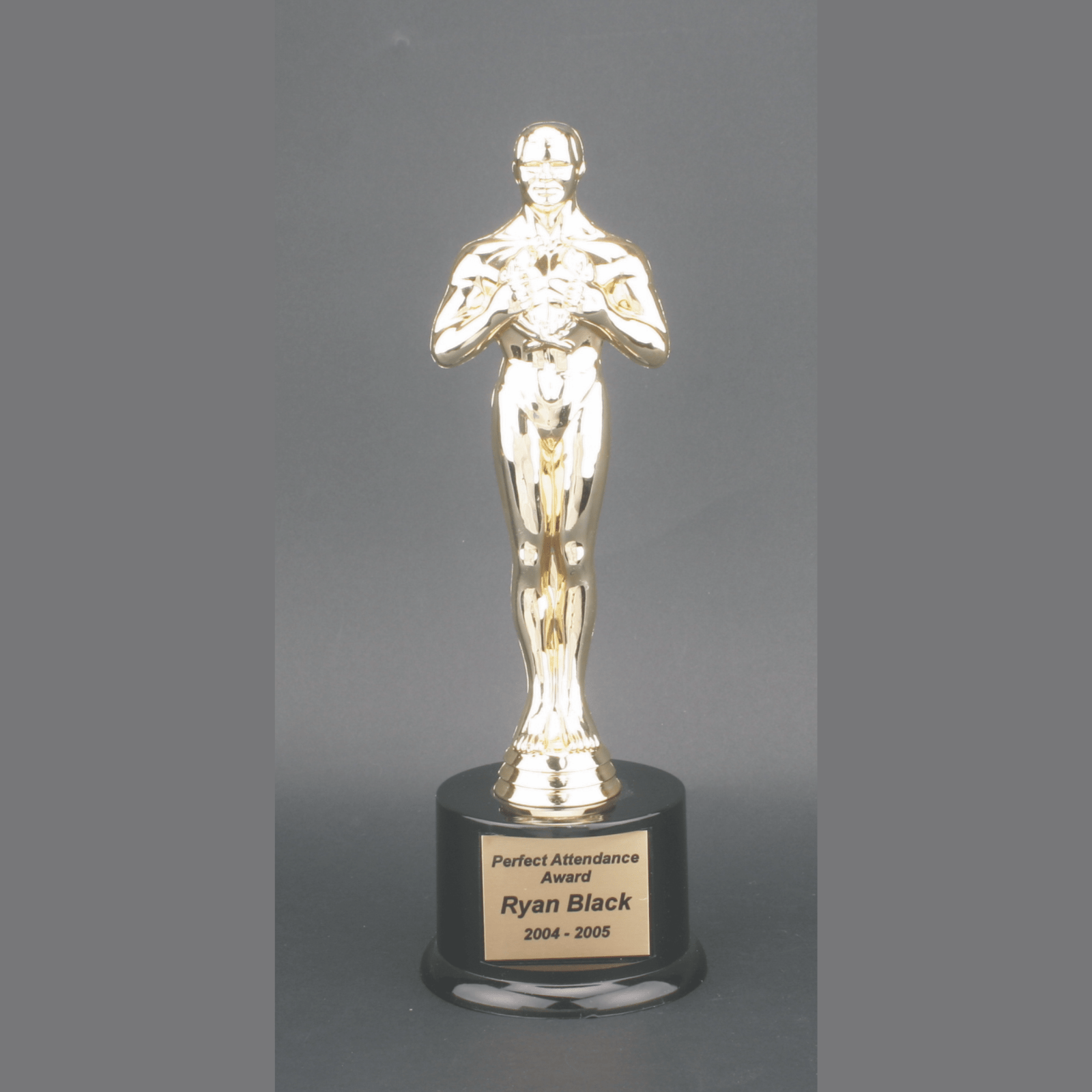 11" Male Achiever Gold Plastic Trophy - Martin Awards