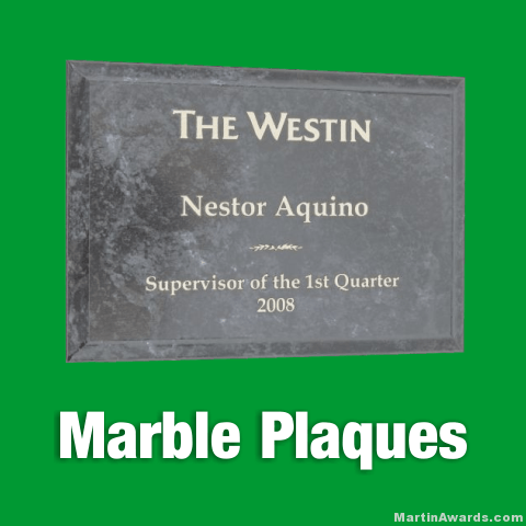 Marble Award Plaques | Martin Awards