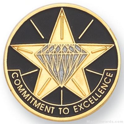 Commitment To Excellence Lapel Pin - Martin Awards